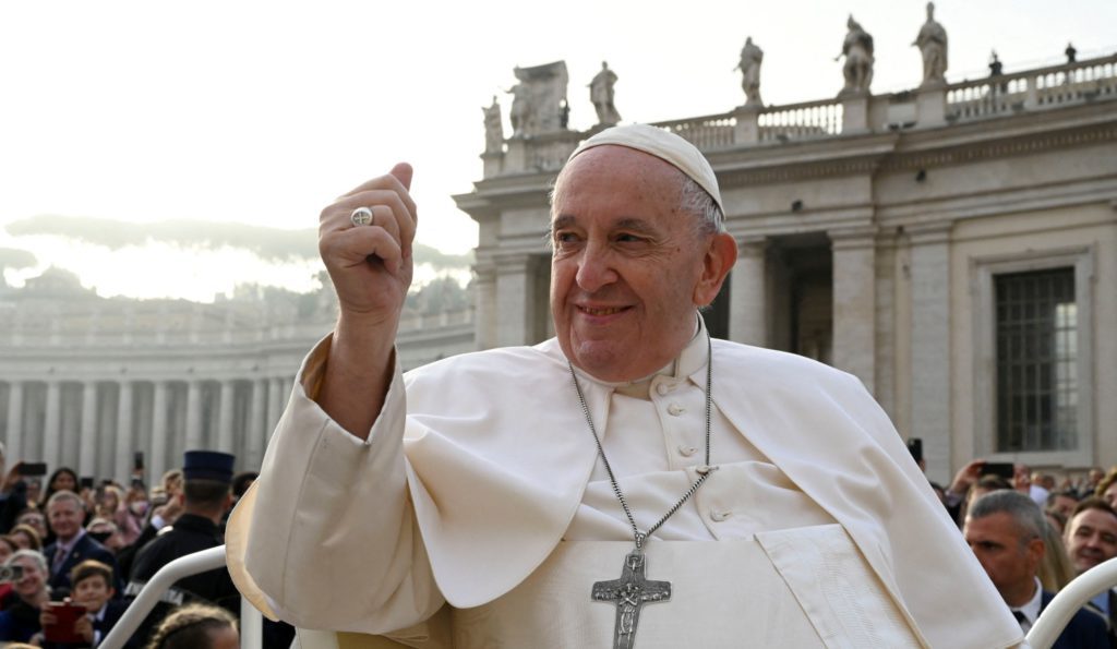 Sadness can serve as 'alarm bell' for life, pope says