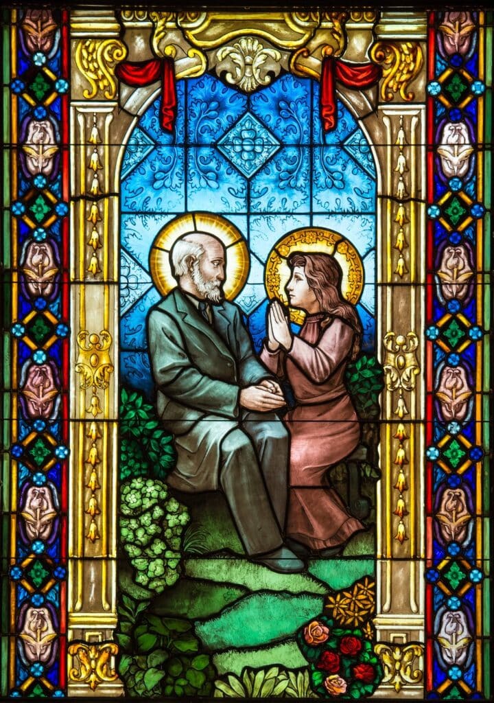 Chapel's unique windows reveal the life of St. Thérèse