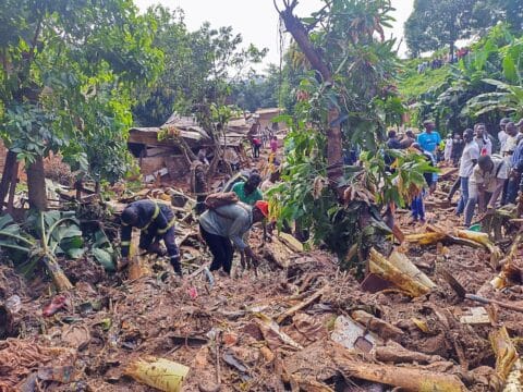 Survivors mourn after devastating landslide in Cameroon
