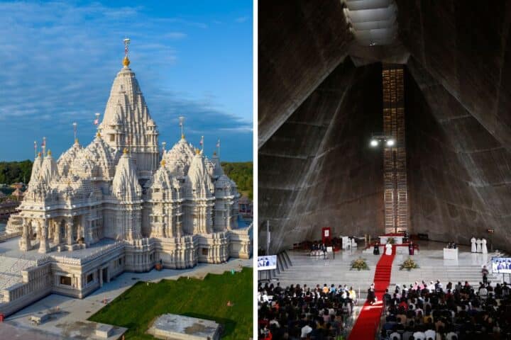 Sacred architecture and witness: A tale of two temples