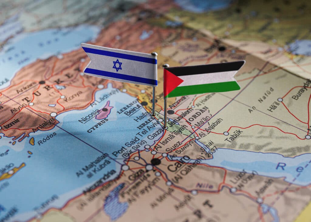 The two-state solution responds to a complicated history