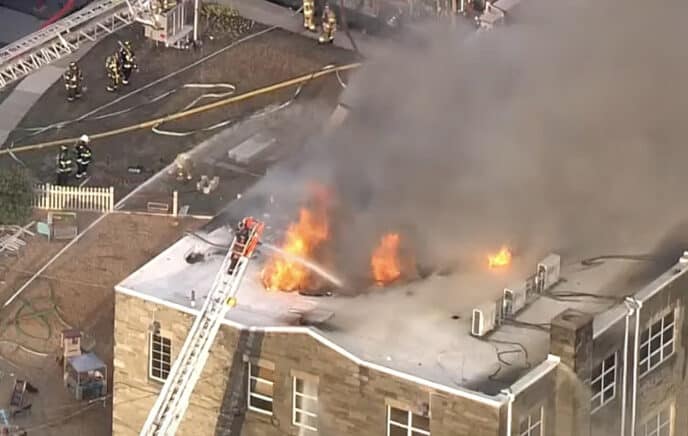 Catholic school fire 'a time of difficulty, not of despair'