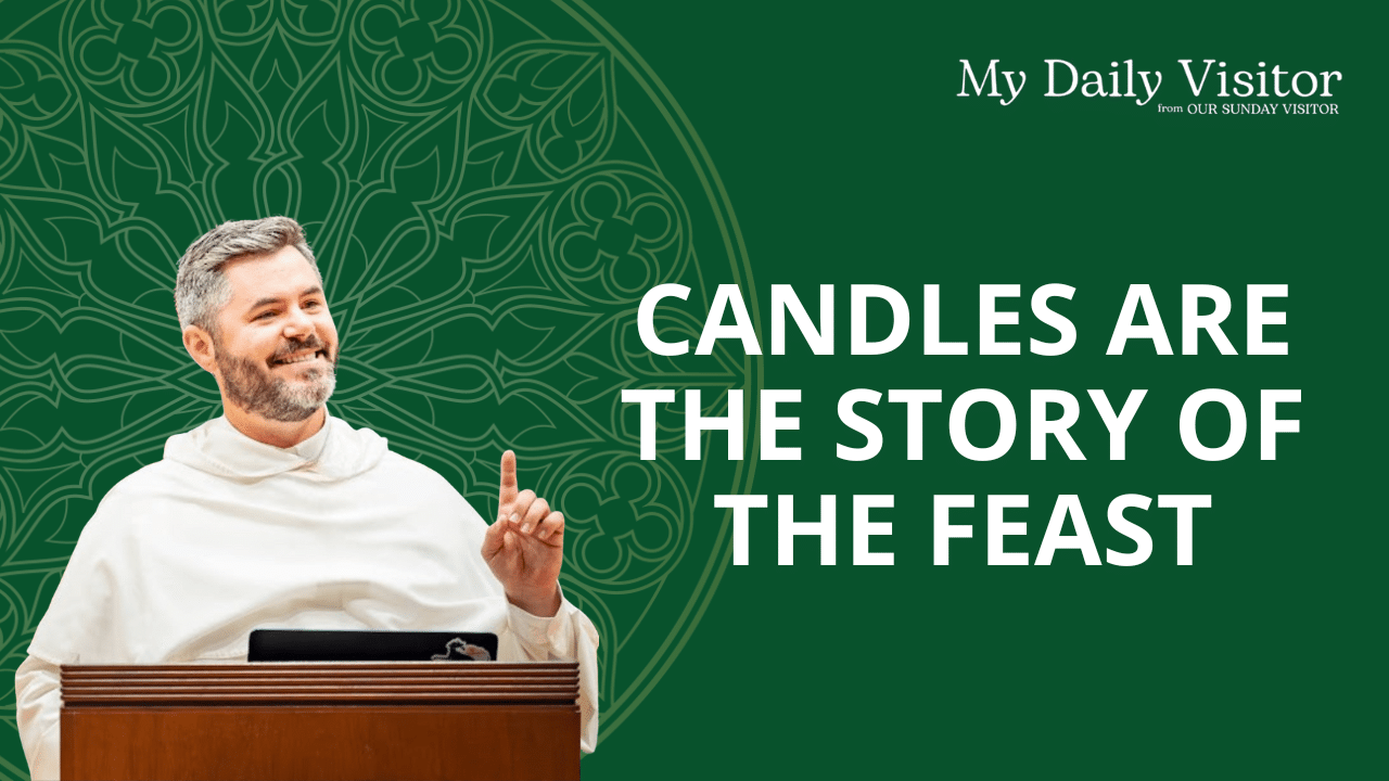 The candles are the story of the feast