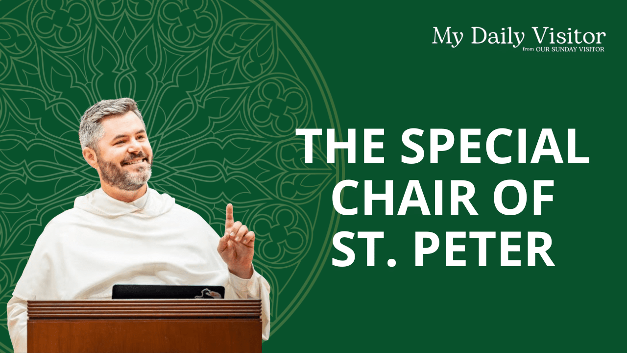 The special chair of St. Peter