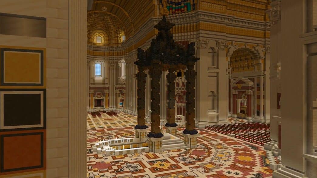 St. Peter's Basilica becomes a 'fixable,' explorable Minecraft world
