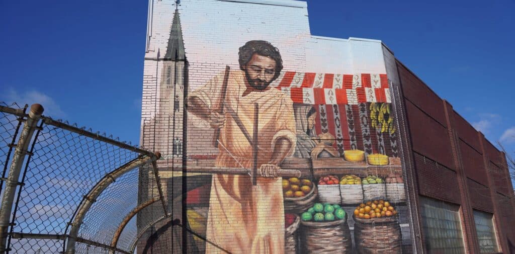 Mural brings presence of St. Joseph the Worker to Detroit