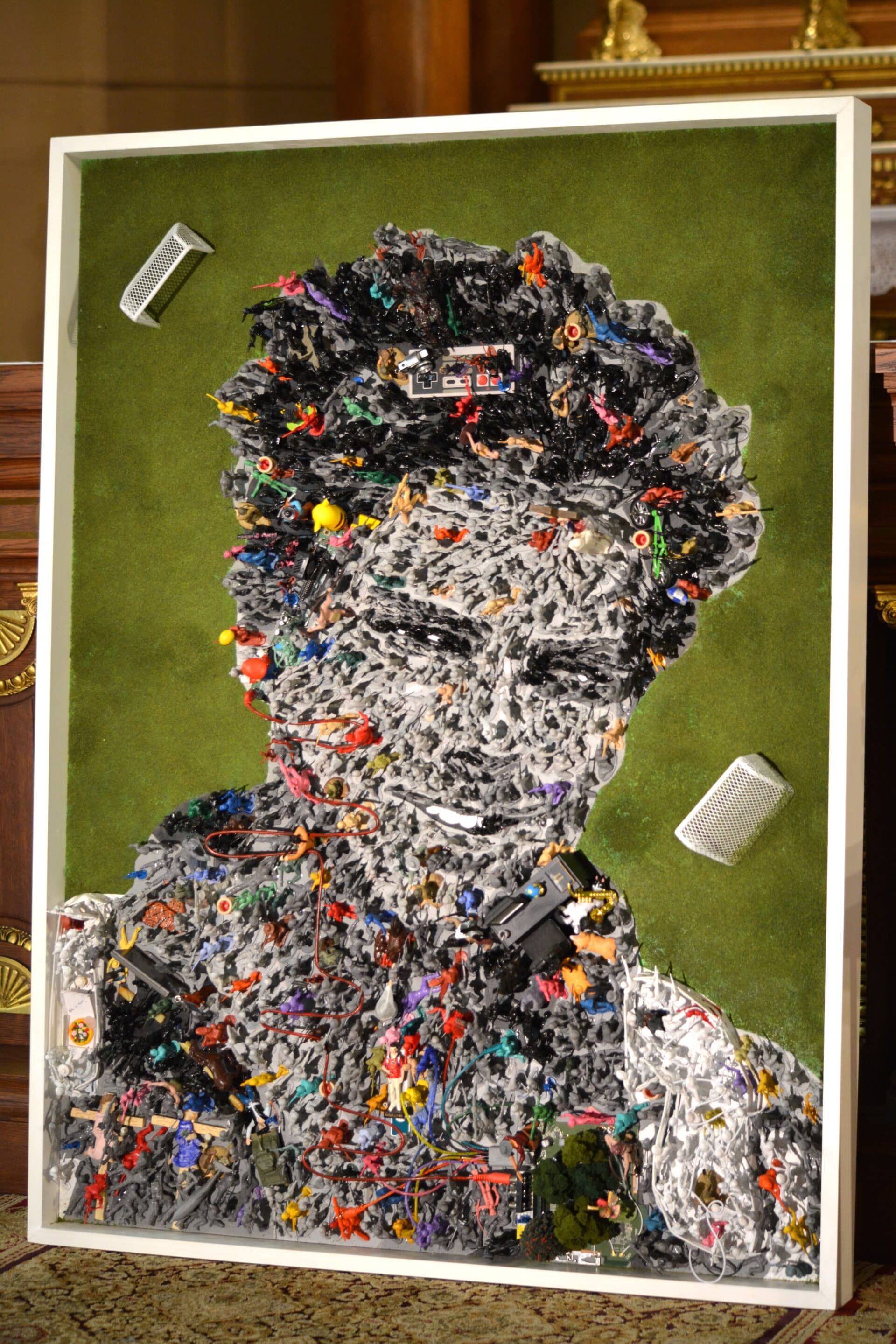 Unusual mosaic captures Carlo's faith, youth and computer skills